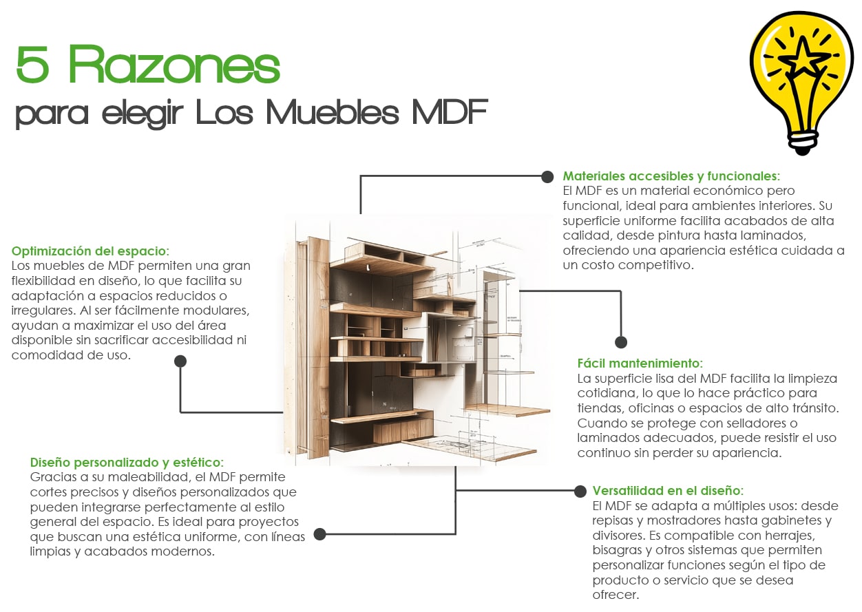 Muebles madera y MDF ventajas y consejos